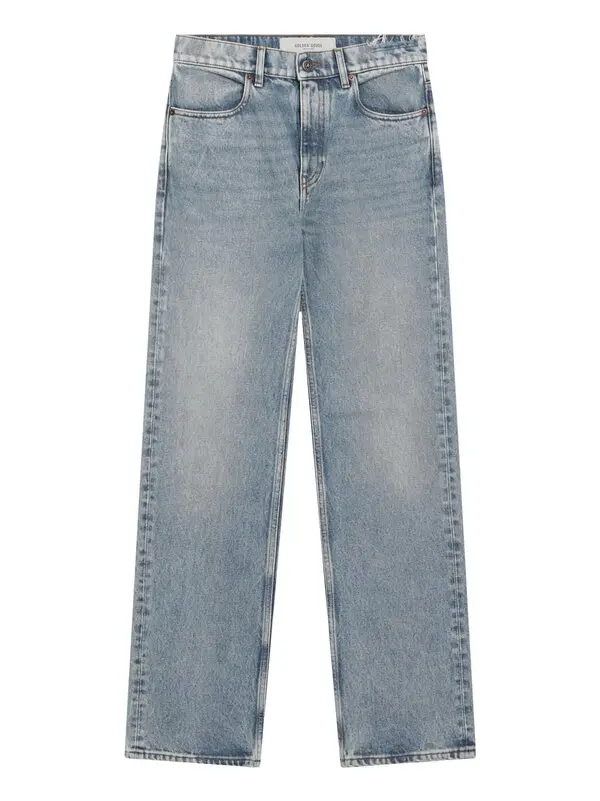 GOLDEN GOOSE Light Washed-effect Denim Jeans - Blue