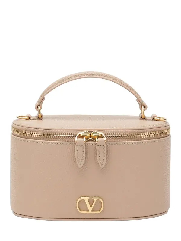Valentino Garavani Vlogo Signature Mini Vanity Bag - Pink
