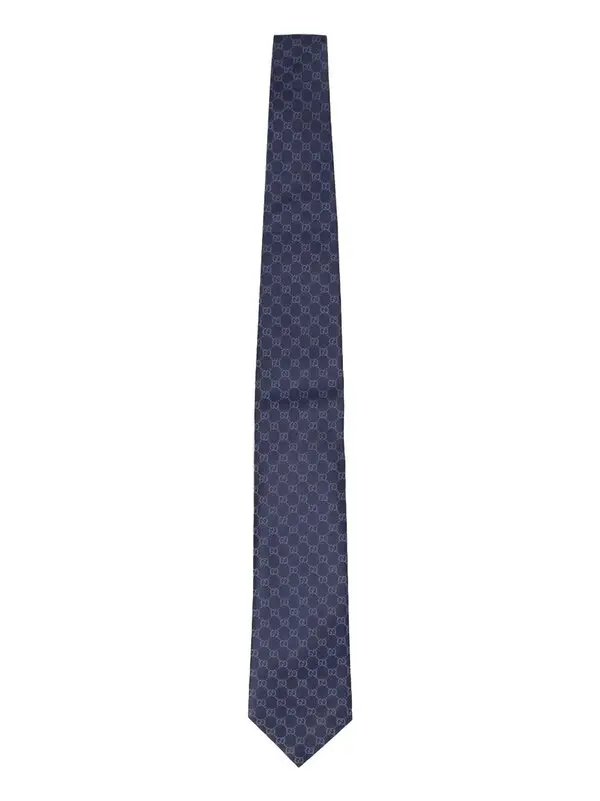 Gucci Tie Navy - Blue