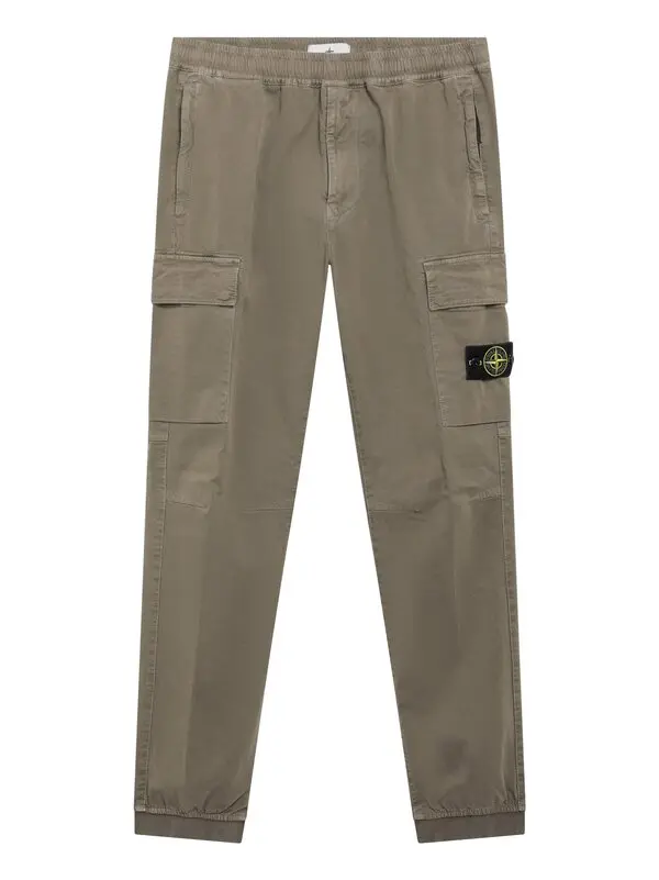 Stone Island Military Cotton Trousers - Green