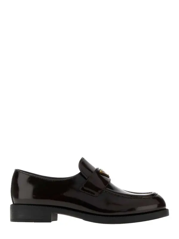 Prada Calf Leather Loafer - Brown