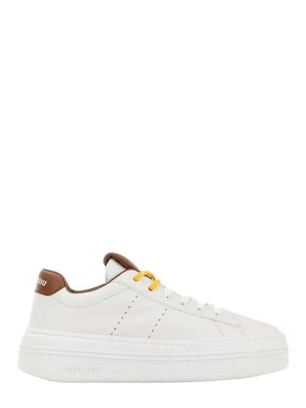 Miu Miu Paneled Sneakers - White