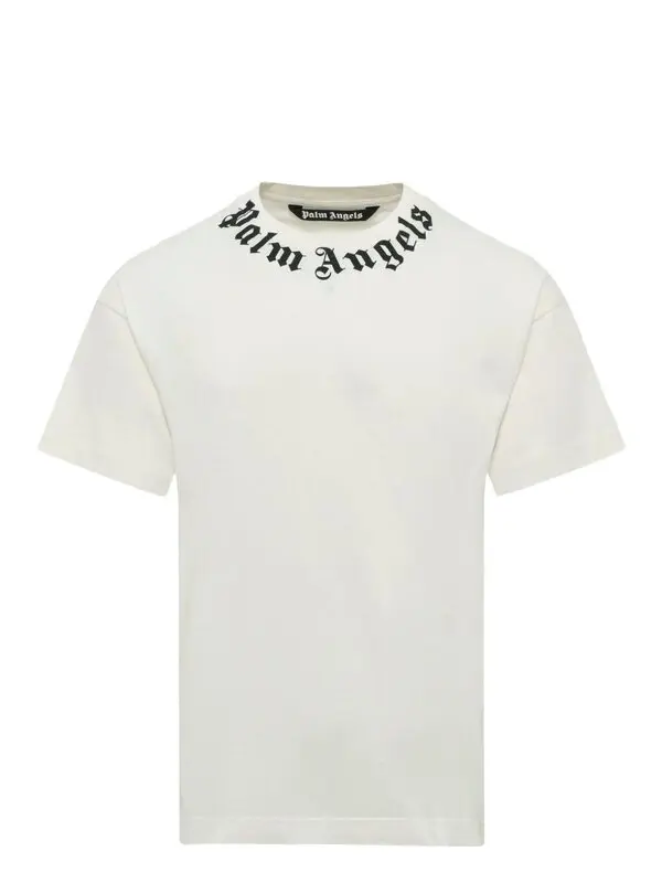 Palm Angels Logo Cotton T-shirt - Multicolor