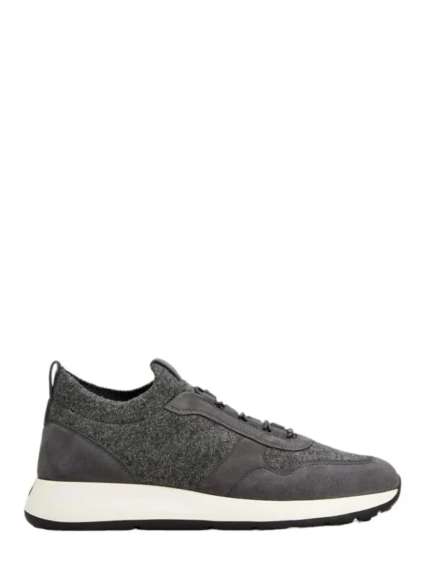TOD'S Leather And Knit Sneakers - Multicolor