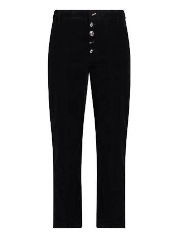 DONDUP Corduroy High-waisted Cropped Pants - Black