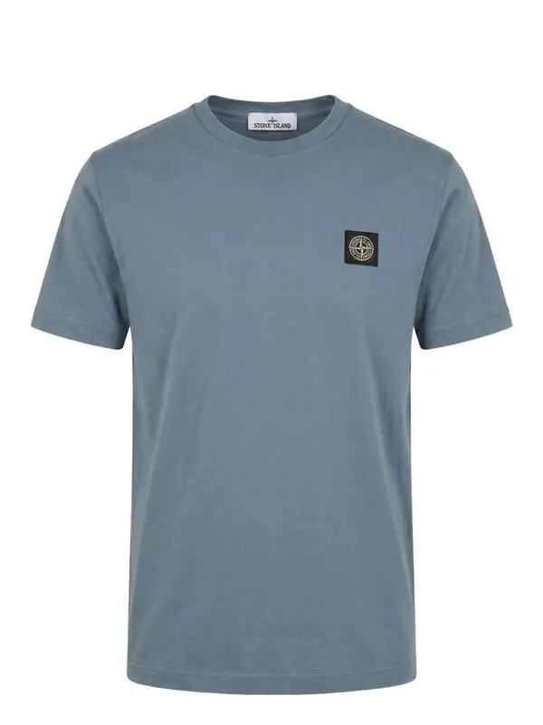 Stone Island Logo Cotton T-shirt - Multicolor