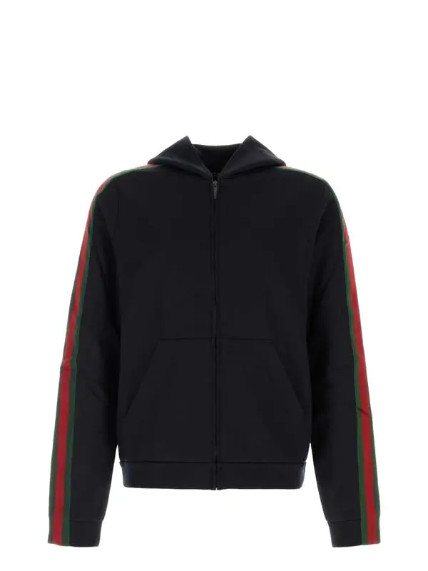 Gucci Sweatshirt With Web Inserts - Multicolor