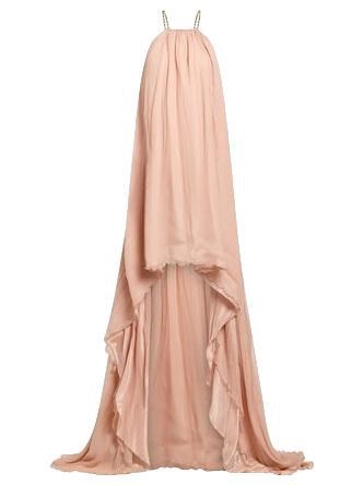 Amen Silk Maxi Dress - Pink
