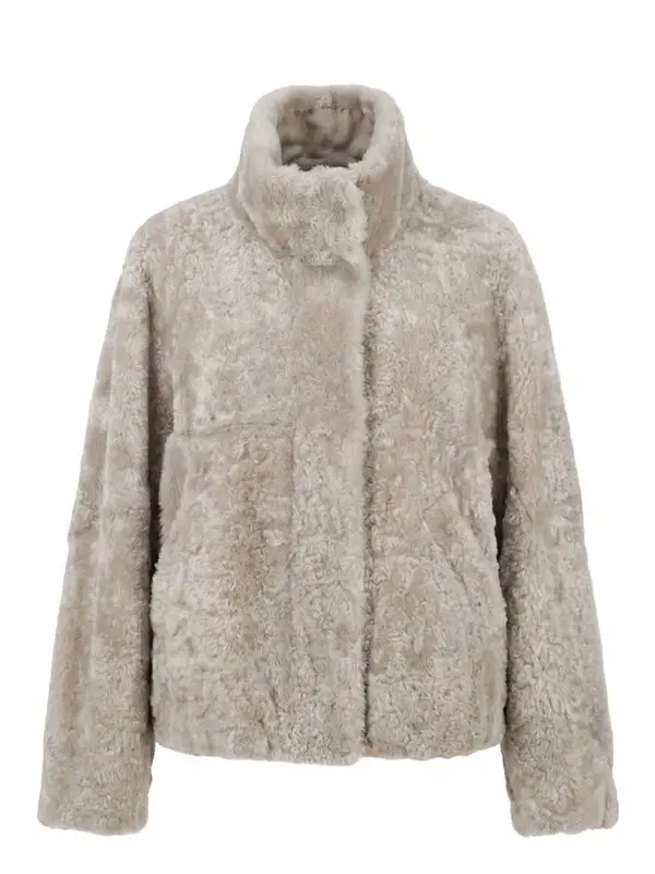 Brunello Cucinelli Leather & Furs Jacket - Multicolor