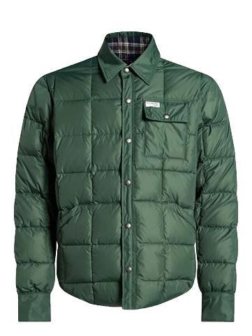 FAY ARCHIVE Dark Quilted Down Jacket - Green