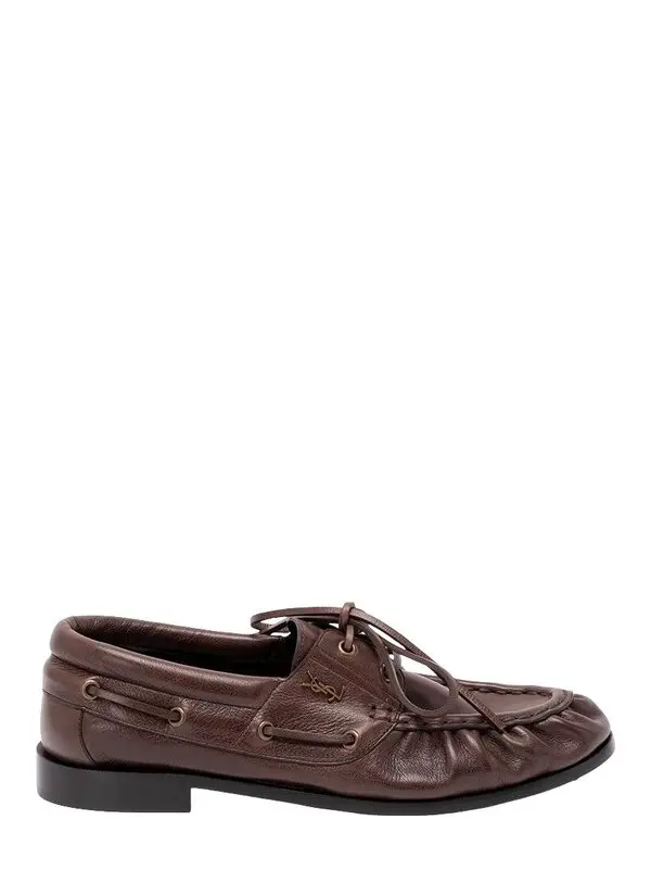 Saint Laurent Leather Loafers - Multicolor