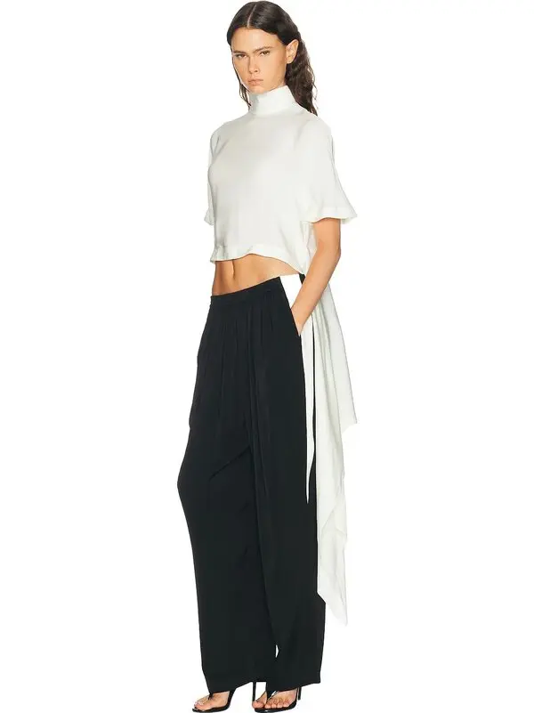 Alaïa Asymmetric Top - Blanc Creme