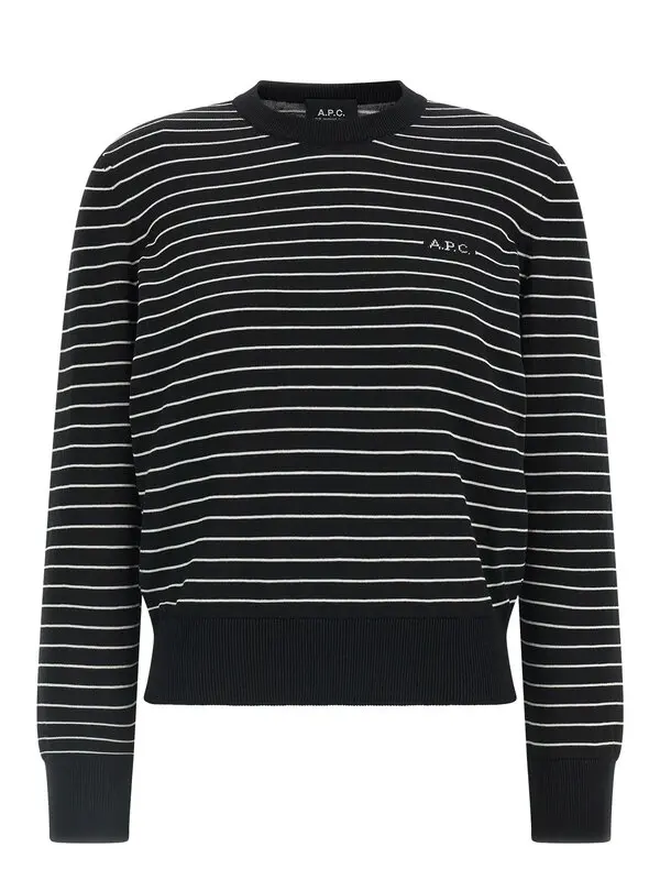 A.p.c. Sima' Striped Cotton Knit Sweater - Multicolor