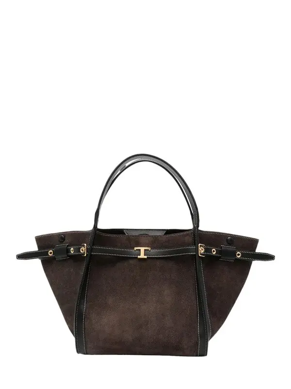 TOD'S Small Suede Bag - Brown