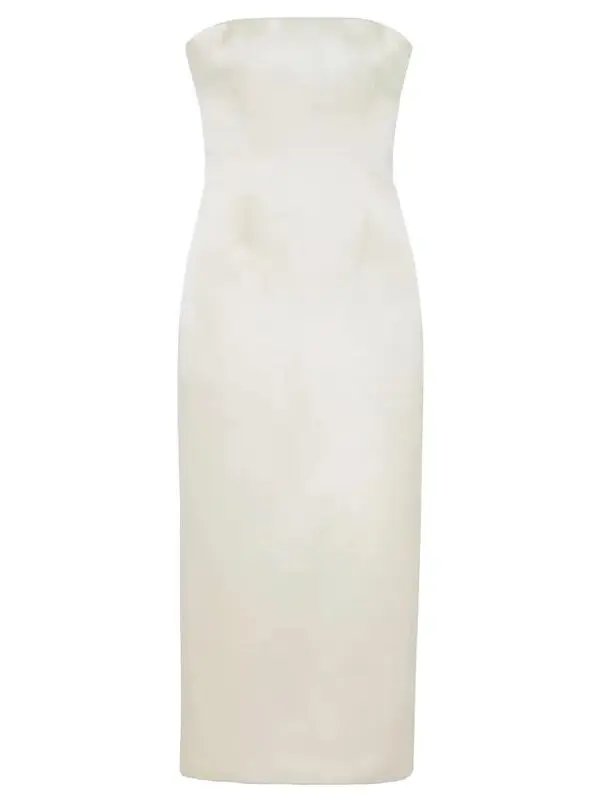 Simkhai Enid Bustier Midi Dress - Neutrals