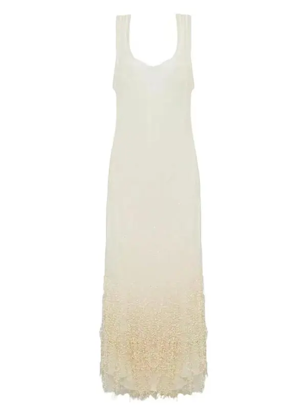 Simkhai Irisa Sequin-embellished Midi Dress - Neutrals