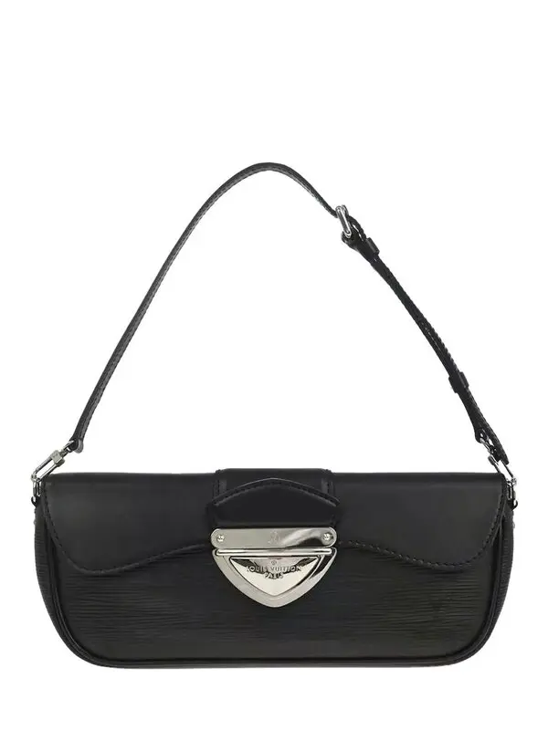 LOUIS VUITTON 2007 Pochette Montaigne Clutch Bag - Black