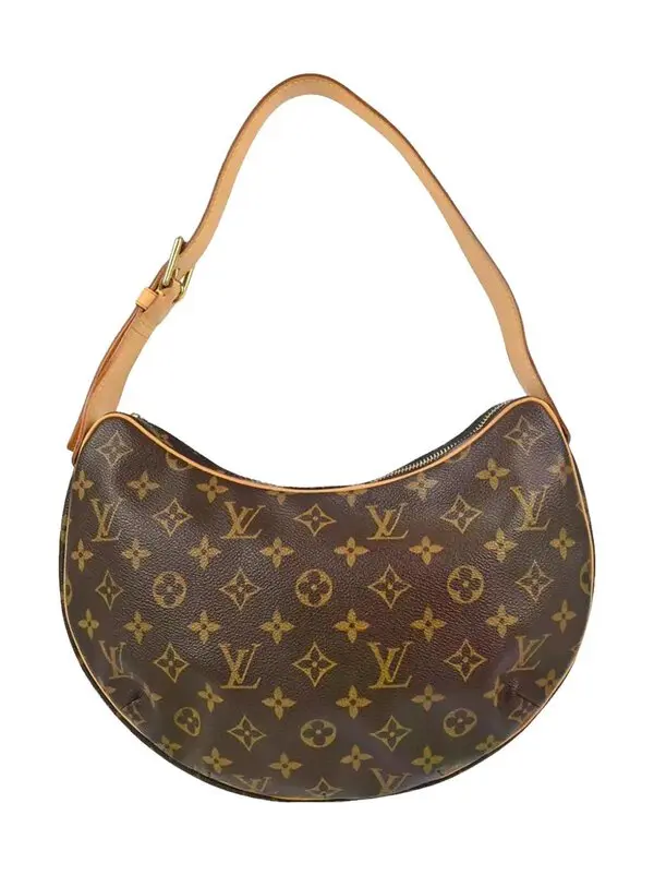 LOUIS VUITTON Monogram Croissant Handbag - Brown
