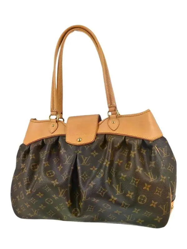 LOUIS VUITTON 2009 Mm Boetie Monogram Tote Bag - Brown