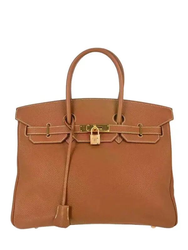 Hermès 2002 35 Birkin Tote Bag - Brown