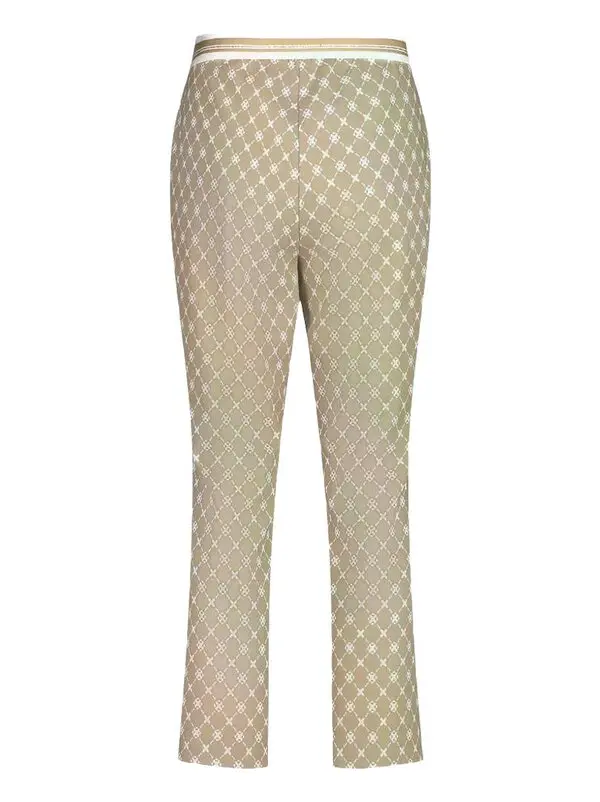 BETTY BARCLAY Monogram Print Trousers - Neutrals