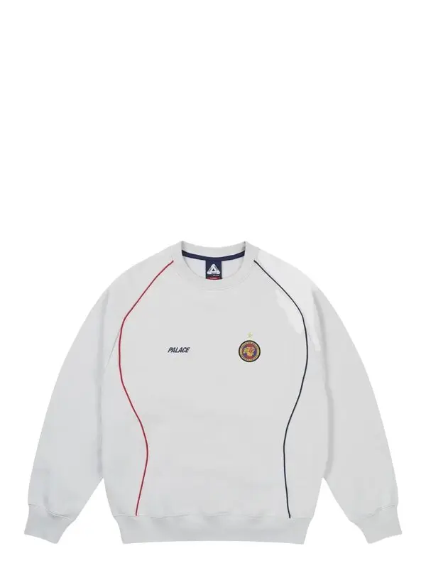 PALACE Pro Team Crewneck Sweatshirt - Concrete Grey