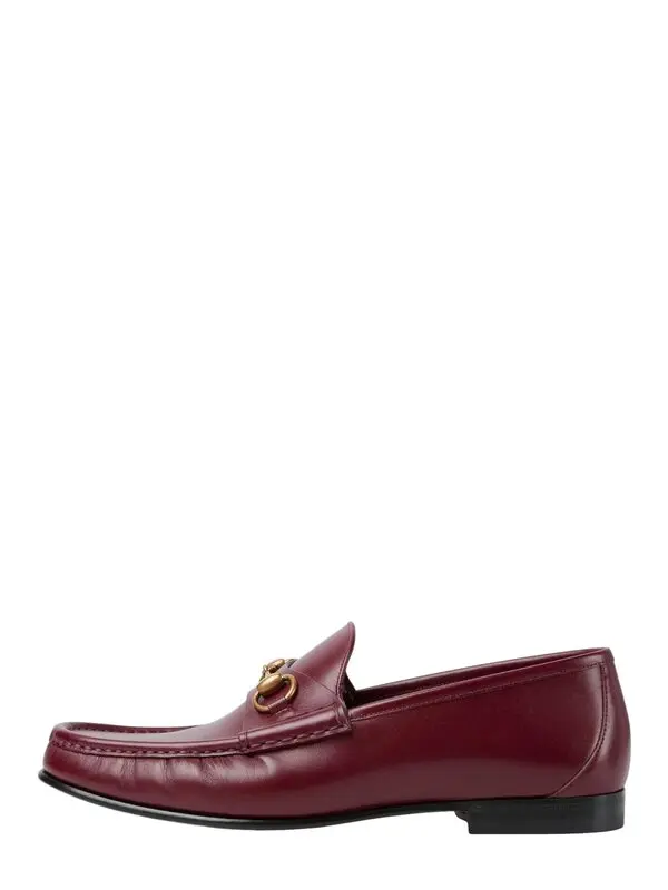 Gucci 1953 Horsebit Leather Loafer - Rosso Ancora