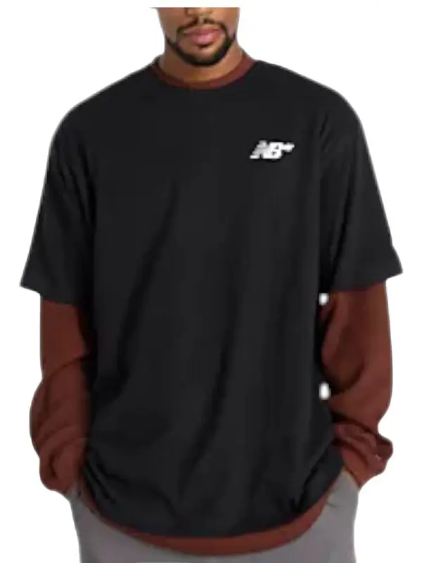 NEW BALANCE Numeric Small Logo Relaxed-fit T-shirt Asia Sizing - Black