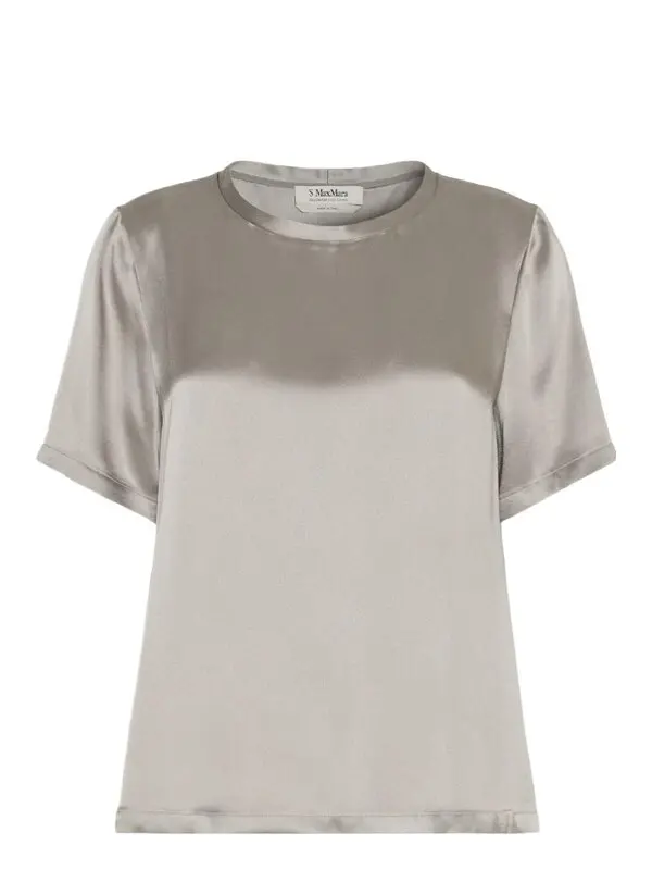Max Mara Short-sleeved T-shirt - Light Gray