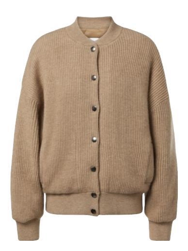 Brunello Cucinelli Ribbed-knit Cashmere Cardigan - Beige