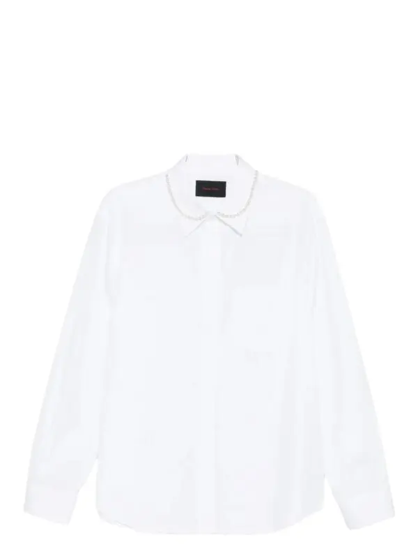 Simone Rocha Pearl-embellished Shirt - White