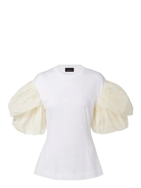 Simone Rocha Puff Sleeve T-shirt - White