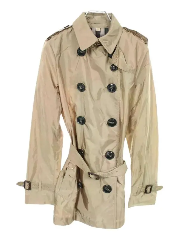 Burberry Double-breasted Belted Trench Coat - Neutrals