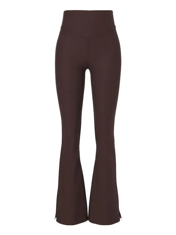The Upside Peached Florence Flared Leggings - Brown
