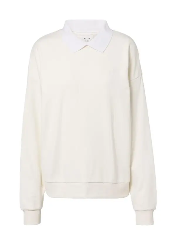 The Upside Pascal Cotton Jersey Sweatshirt - White