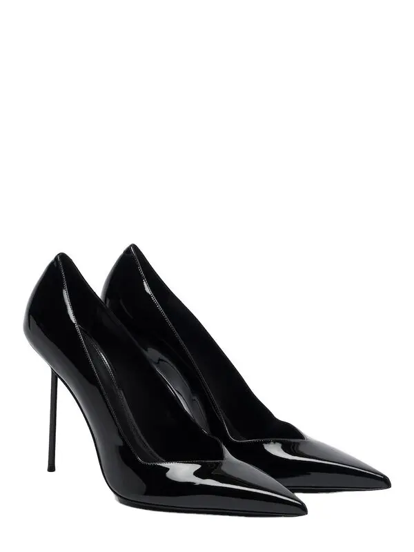Paris Texas Lidia Patent Leather Pumps - Black