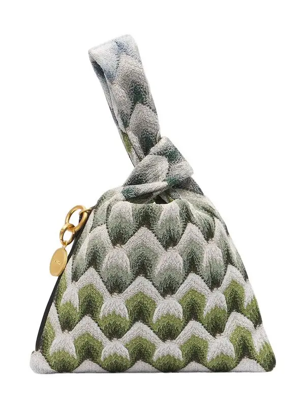 Missoni Small Jacquard Top-handle Bag - Green