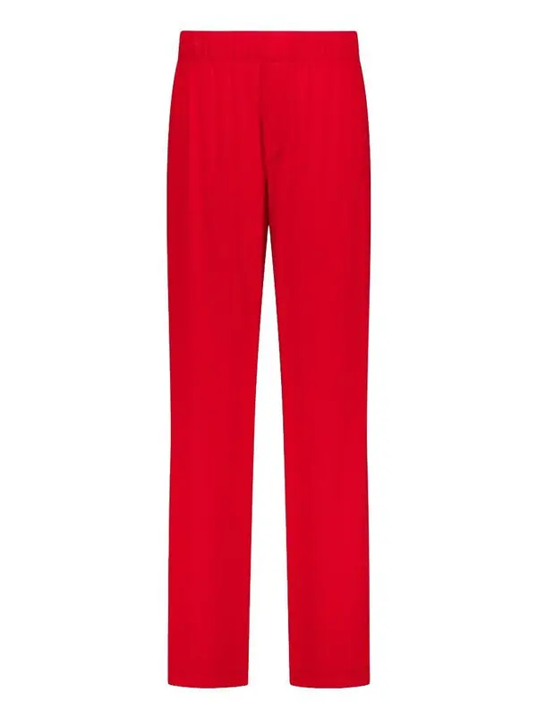 Eterne Oversized Wide Leg Sweatpants - Red