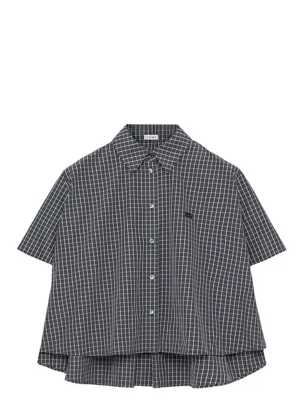 Loewe Short Sleeve Trapeze Shirt - Black
