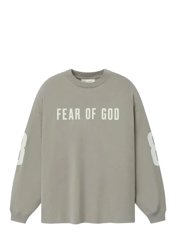 Fear Of God Merch Long Sleeve Tee Seal 0055 - Grey