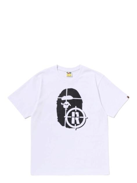 A BATHING APE Hunting Ape Head T-shirt - White