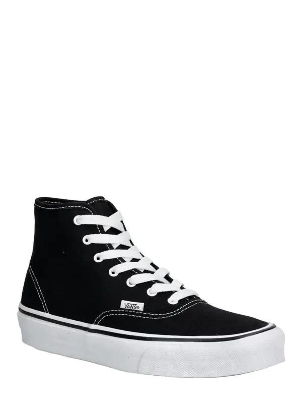 VANS High-top Lace-up Sneakers - Black