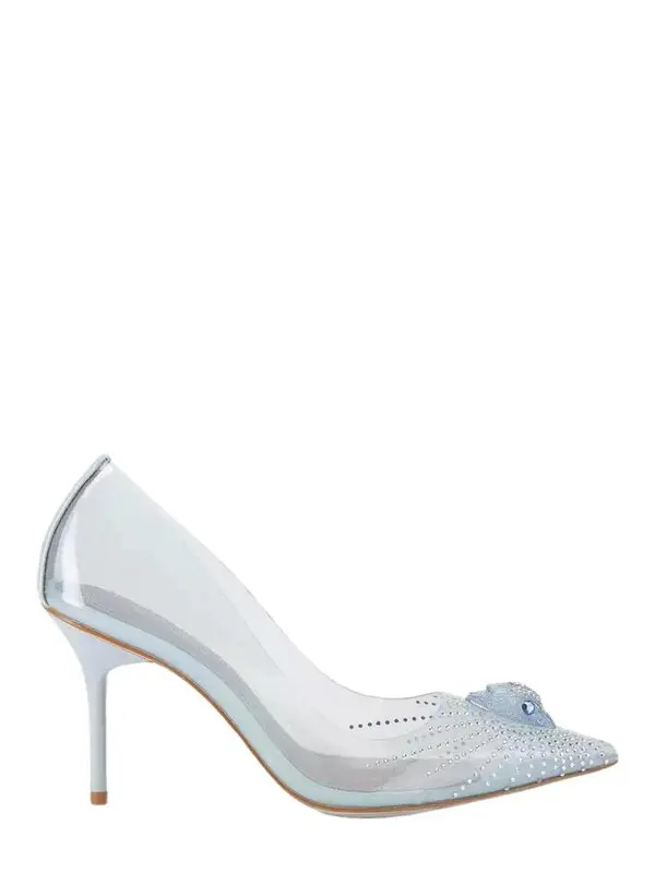 Kurt Geiger Crystal-embellished Eagle Pumps - White