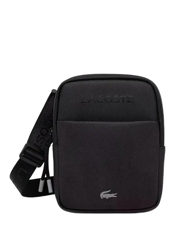 Lacoste Logo Plaque Belt Bag - Black