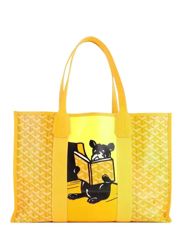 Goyard Villette Printed Coated Canvas Mm Tote Bag - Yellow