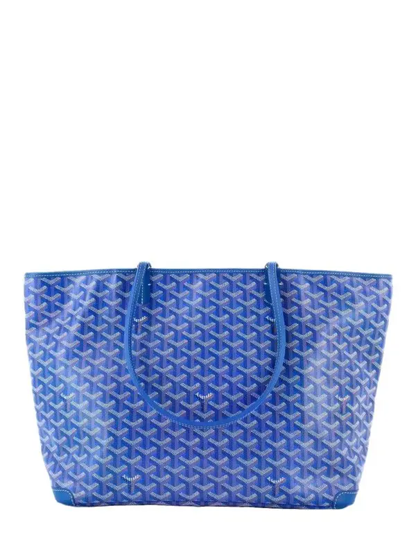 Goyard Artois Tote Coated Canvas Mm Shoulder Bag - Blue