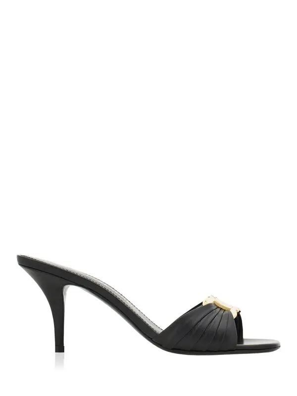 FERRAGAMO Witty Leather Mules - Black