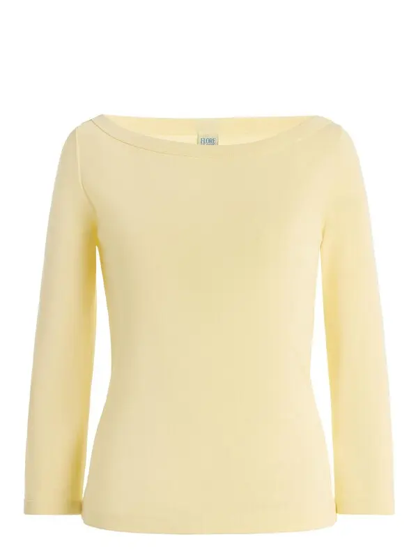 FLORE FLORE Steffi Cotton T-shirt - Yellow