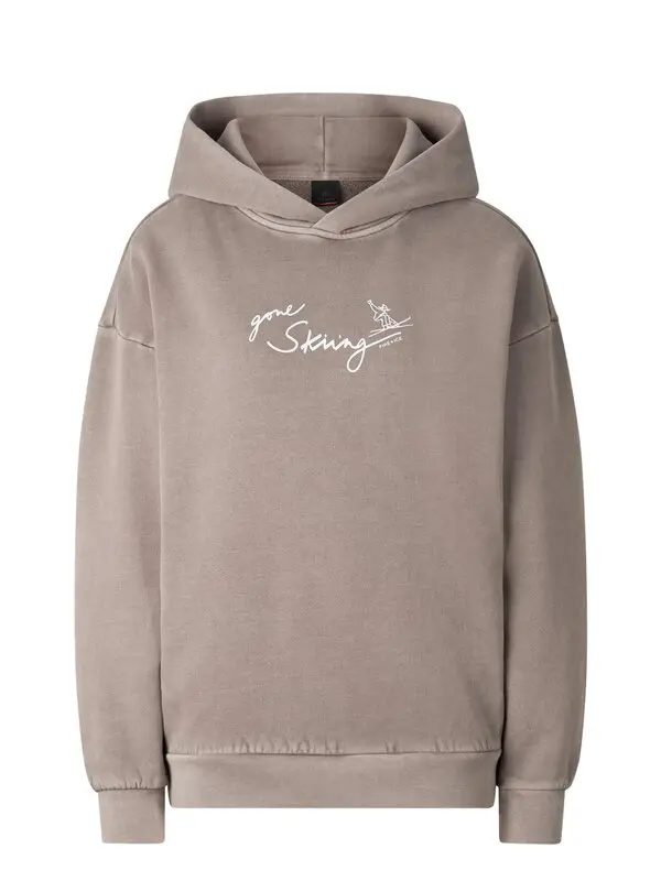 Bogner Sibel Cotton Hoodie - Taupe