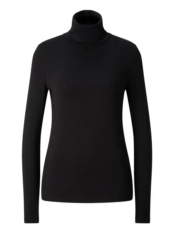 Bogner Katinka Long-sleeve Turtleneck Top - Black
